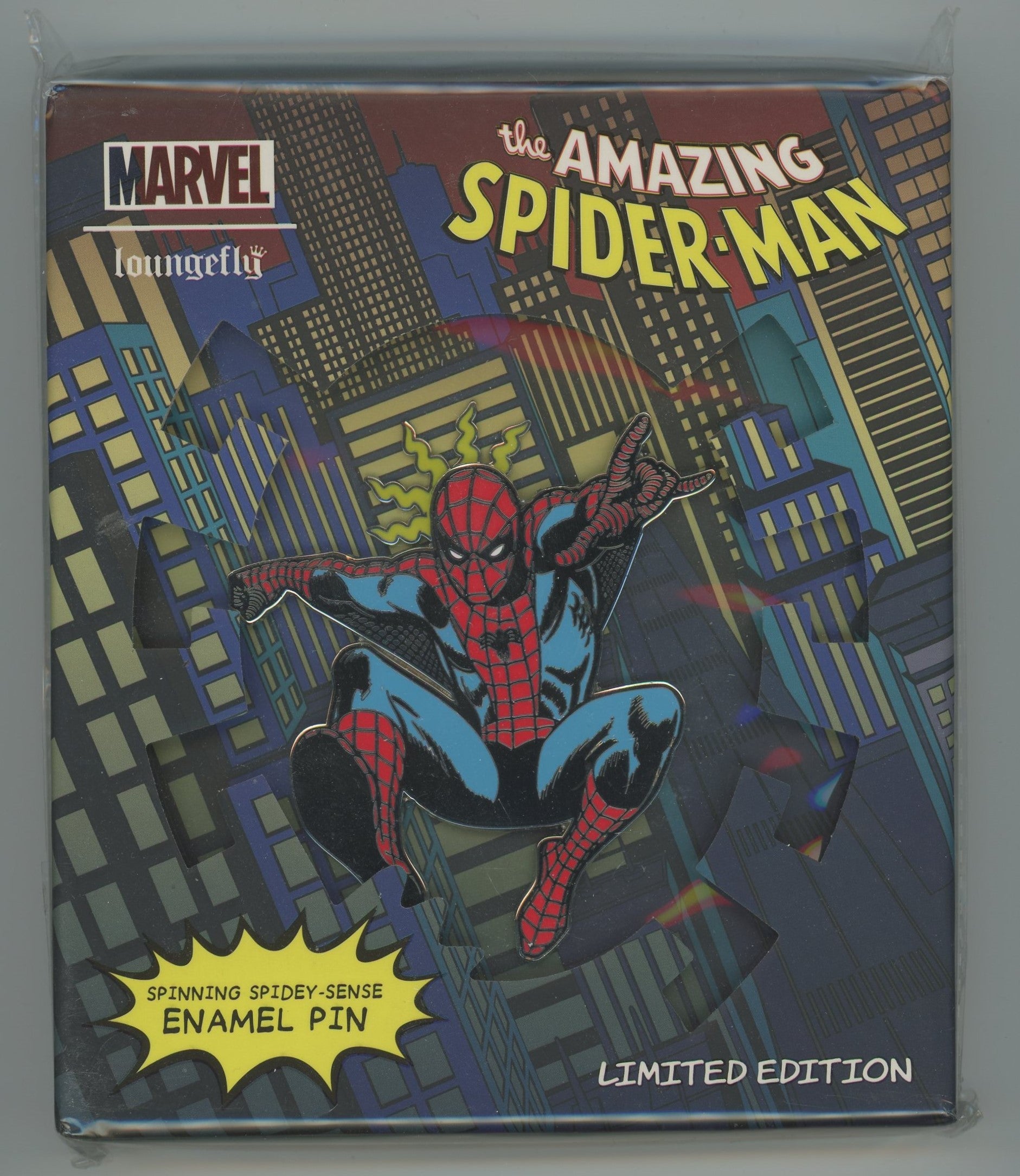 Amazing Spider-Man Spinning Spidey-Sense Enamel Limited Edition Pin ...